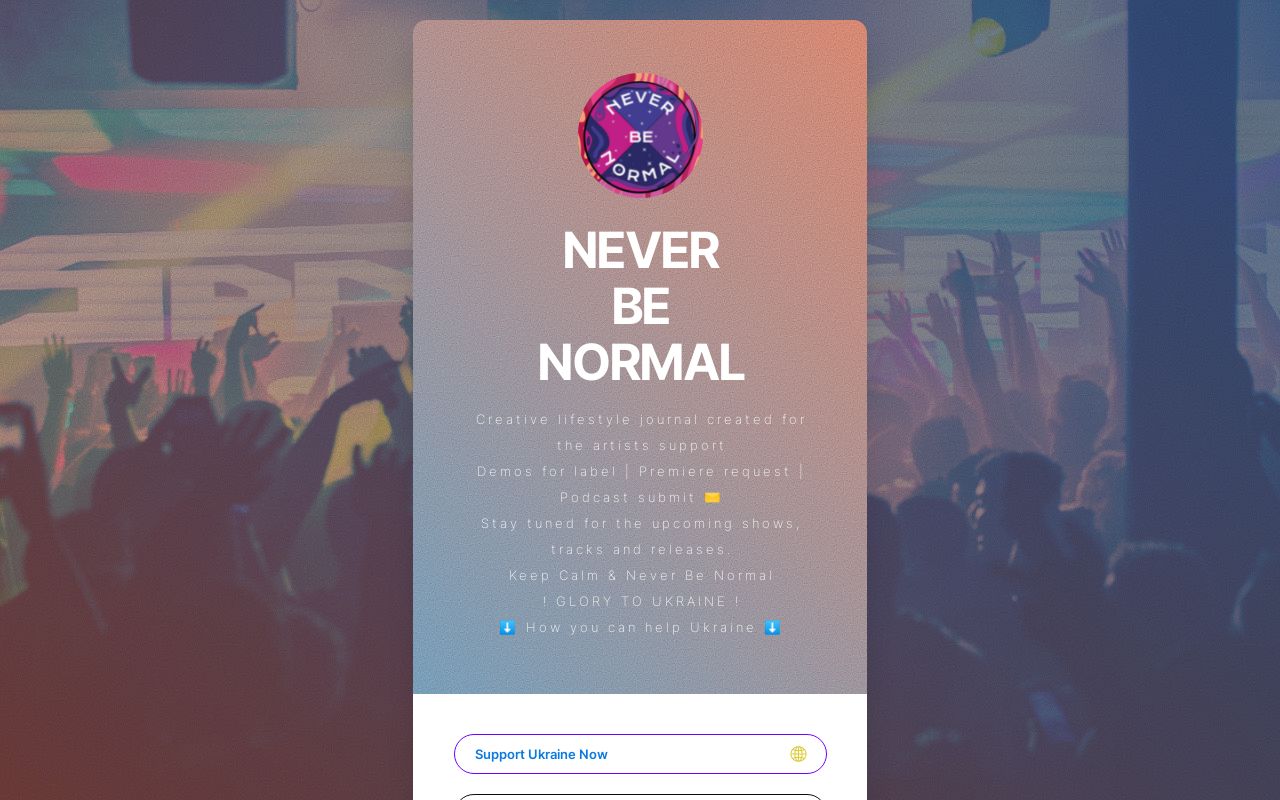 Never Be Normal